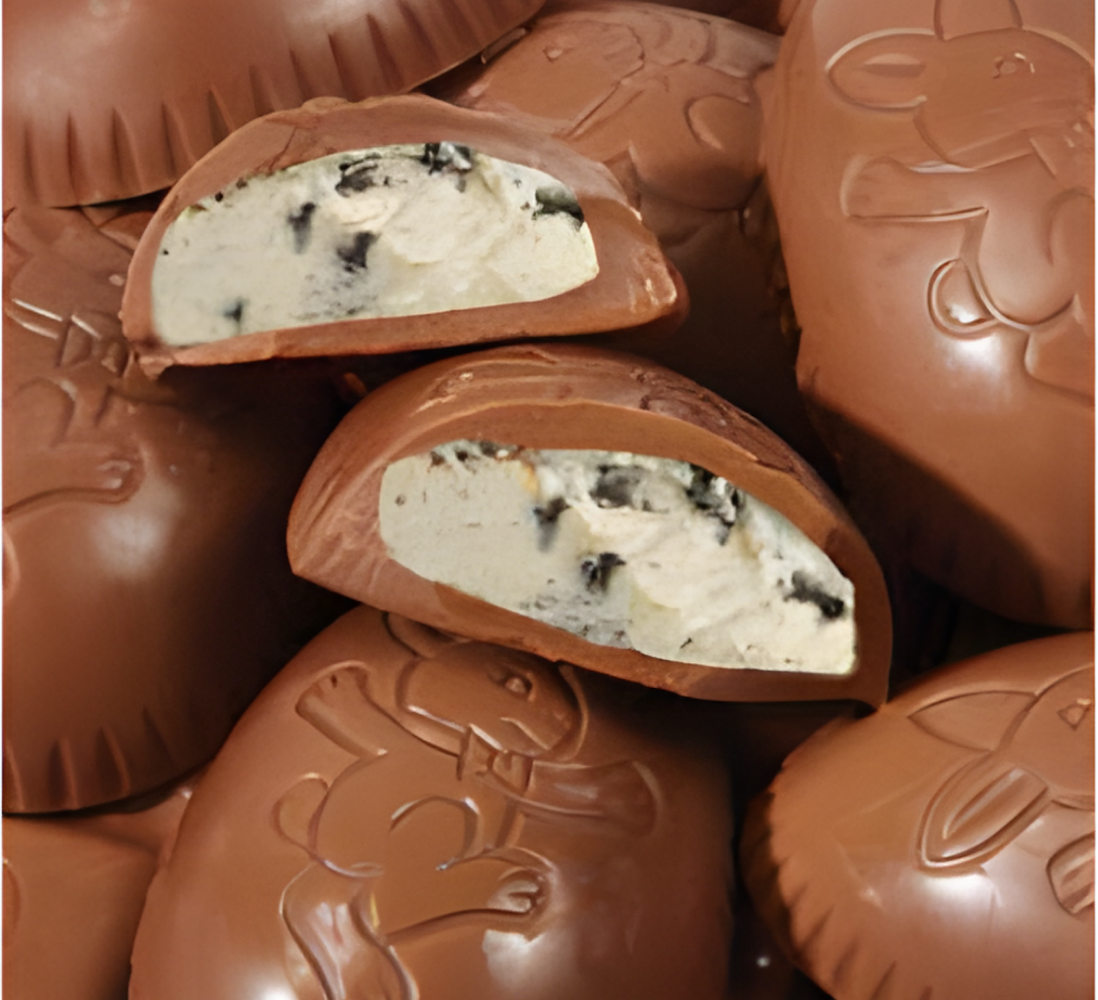 1.25 oz. Milk Chocolate Cookies & Creme Egg – Allfather's Candy Company