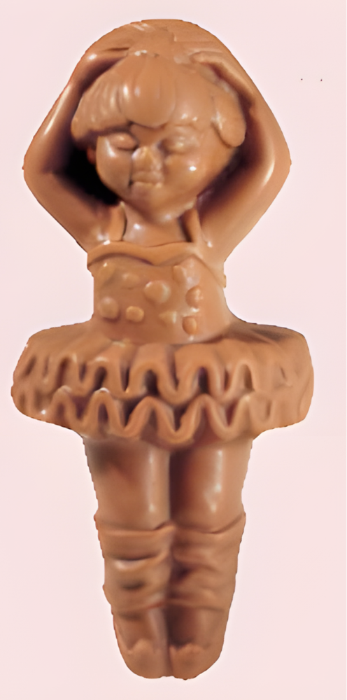 3 oz. Milk Chocolate Ballerina – Allfather's Candy Company