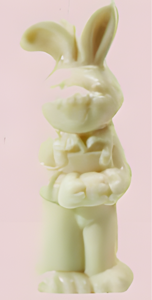 3 oz. White Chocolate Floppy Ear Bunny – Allfather's Candy Company