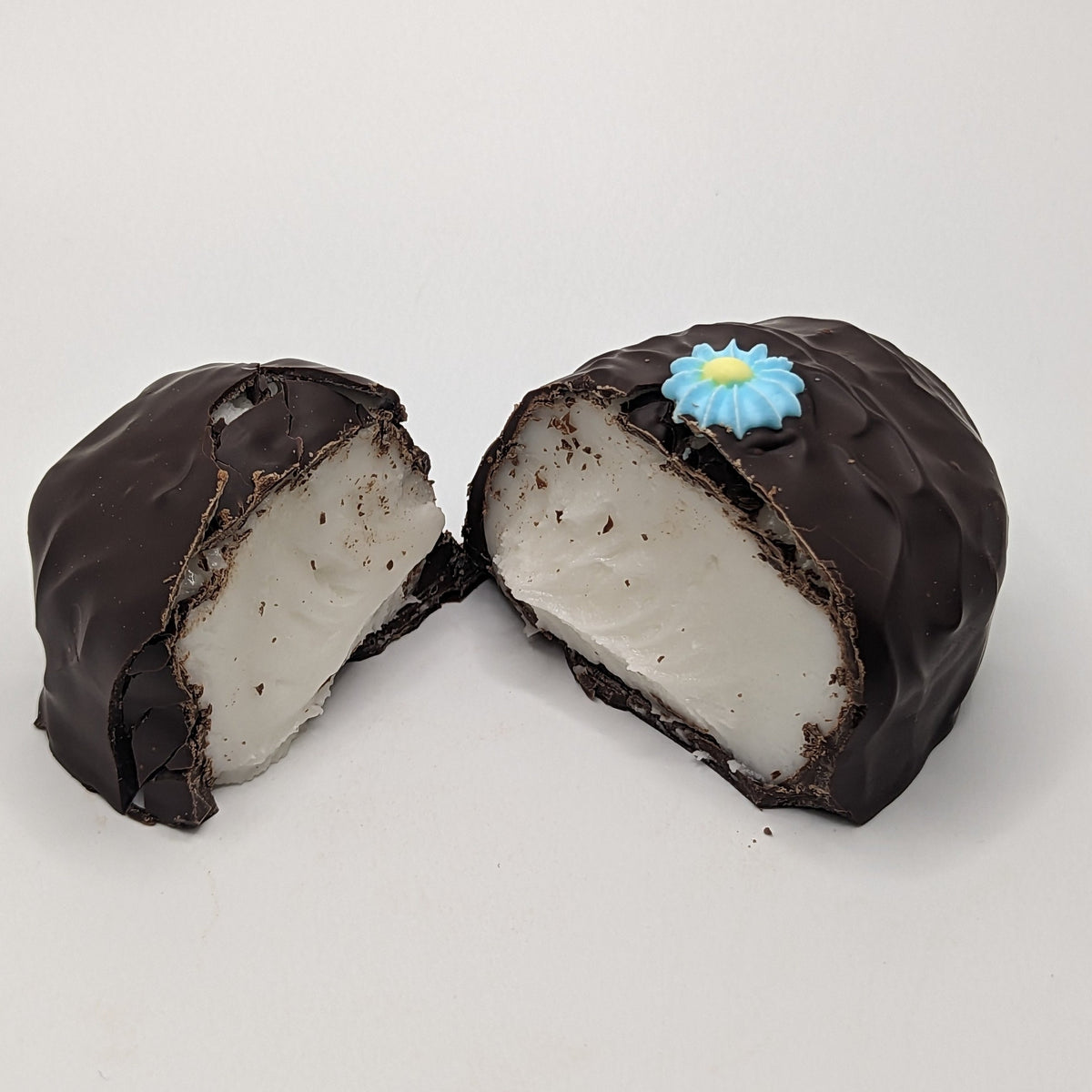 1/2 lb. Dark Chocolate Vanilla Butter Cream Egg – Allfather's Candy Company